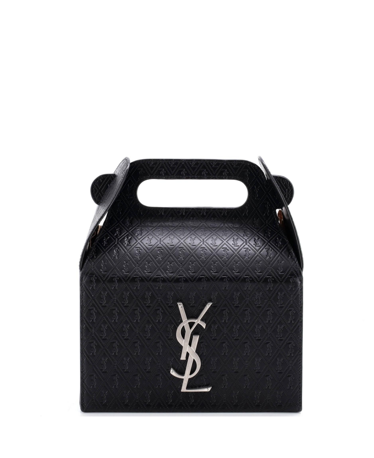 Click here for Pre-Owned Saint Laurent Take-Away Box Bag Monogram... prices