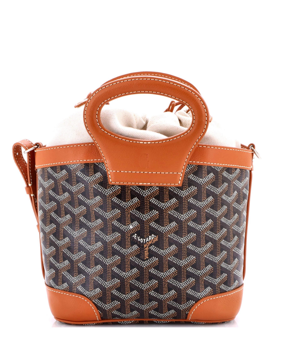 Click here for Pre-Owned Goyard Mini Beluga Bag Coated Canvas - B... prices