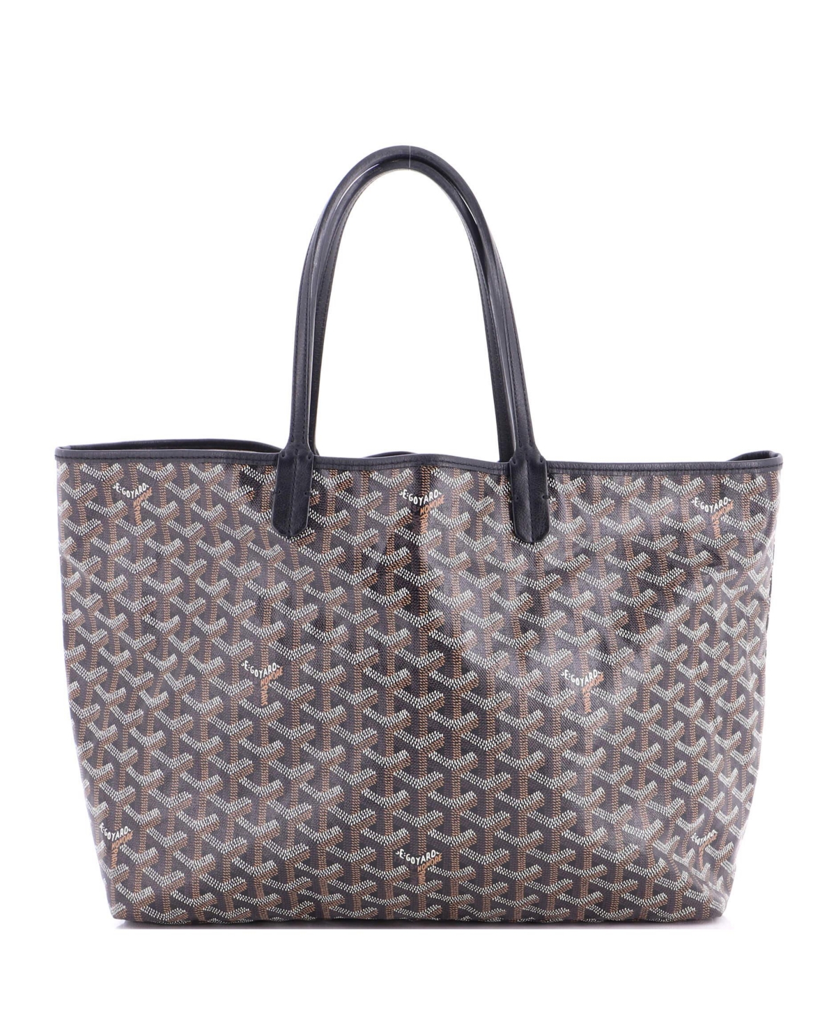 Click here for Pre-Owned Goyard Pm Saint Louis Tote Coated Canvas... prices