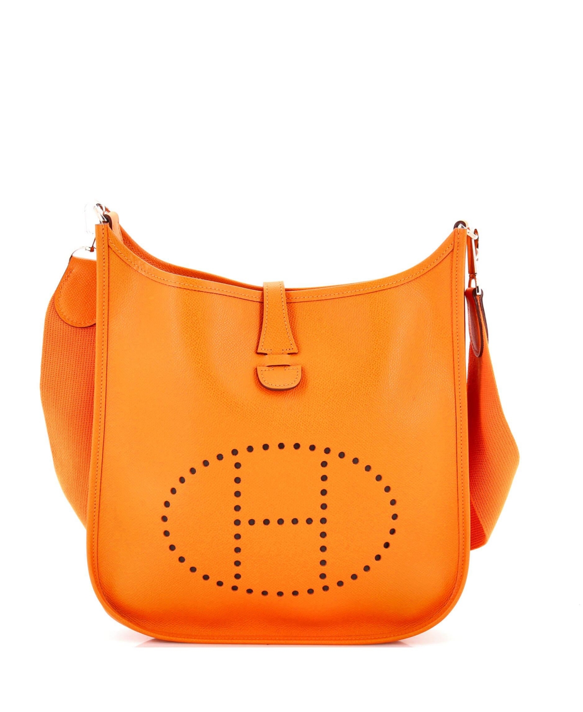 Click here for Pre-Owned HERMES Pm Evelyne Bag Gen Ii Epsom - Ora... prices