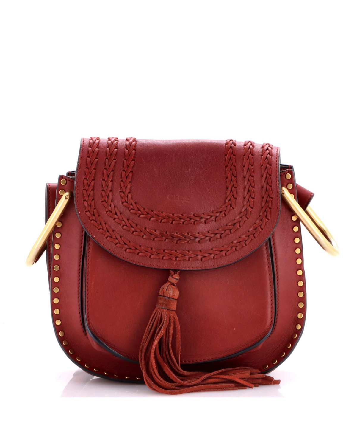 Click here for Pre-Owned Chloe Small Hudson Handbag Whipstitch Le... prices