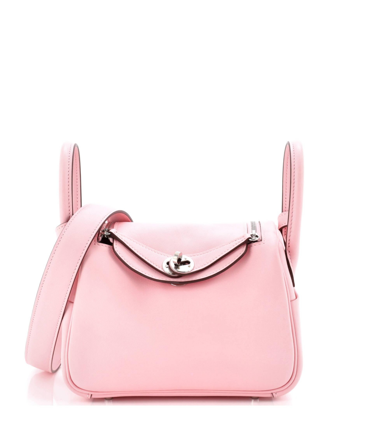 Click here for Pre-Owned HERMES Mini Lindy Bag Swift - Pink prices