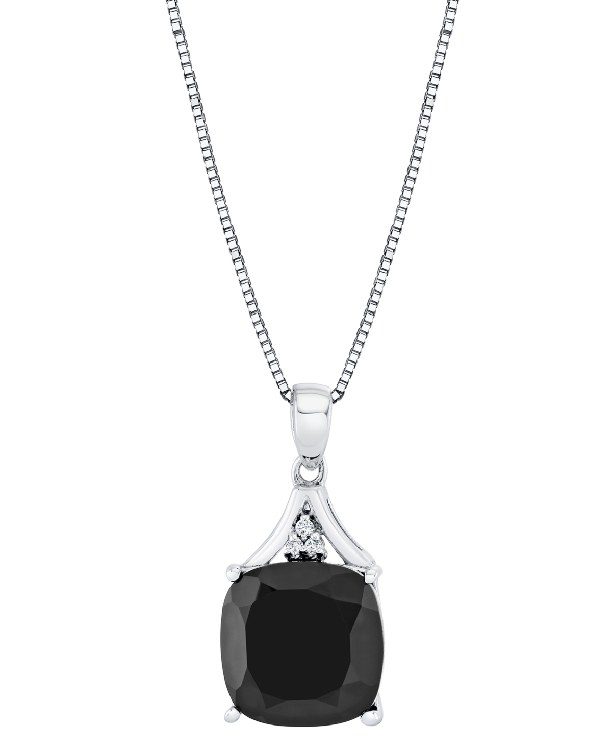 Click here for Macys Onyx (6-1/6 ct. t.w.) and Diamond Accent Cus... prices