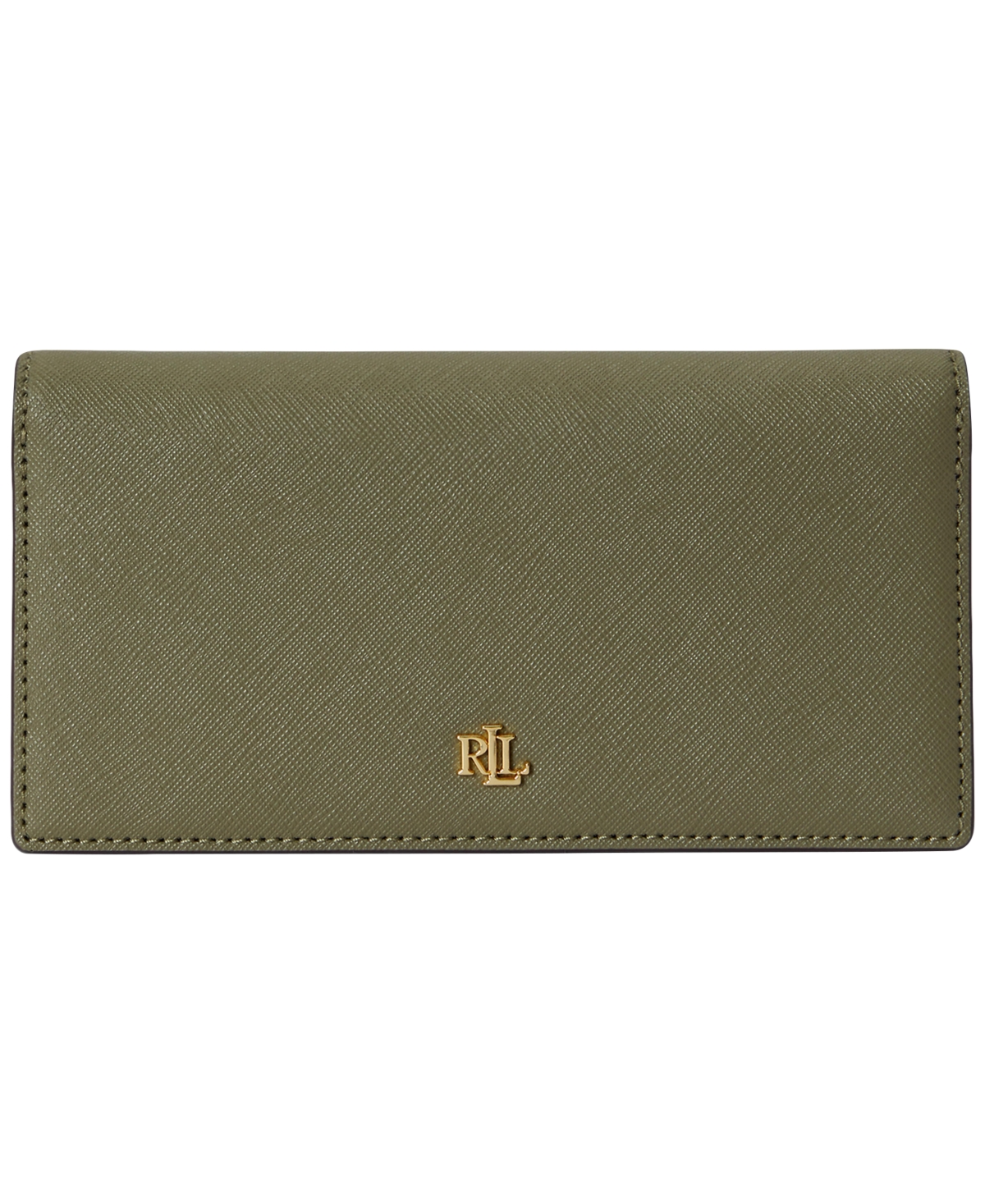 Click here for Lauren Ralph Lauren Crosshatch Leather Slim Snappe... prices