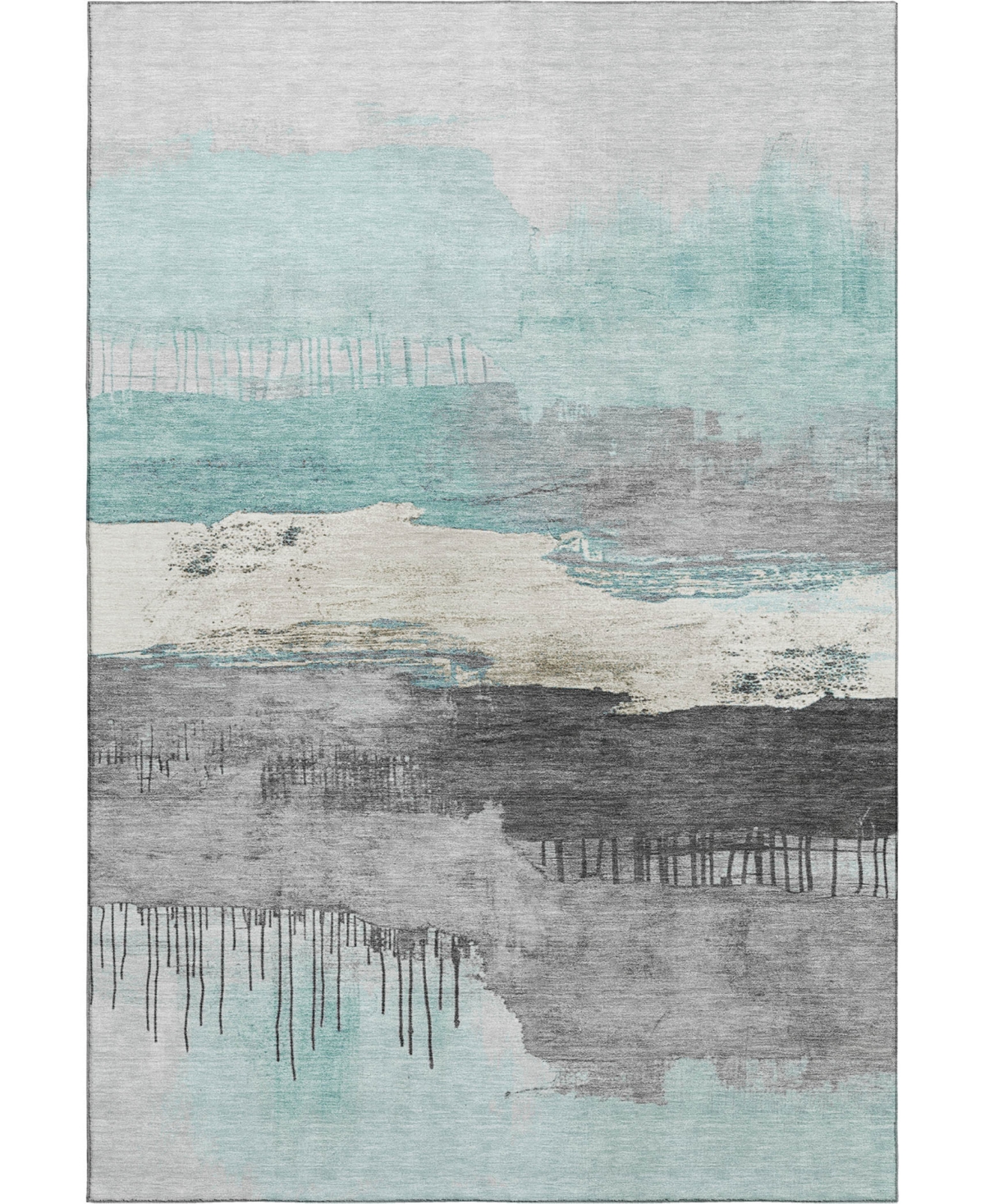Click here for Addison Mayfield AMF1880 5 x 76 Area Rug - Teal prices