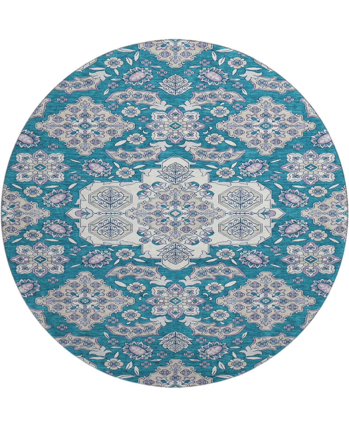 Click here for Addison Mayfield AMF1853 8 x 8 Round Area Rug - Te... prices
