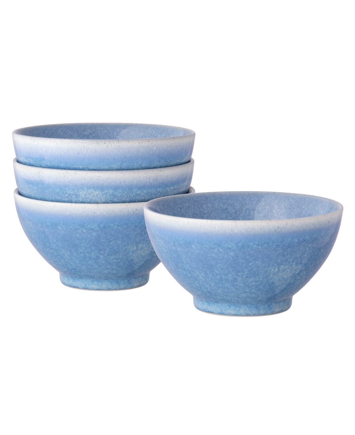 Click here for Noritake Colorwave Kiln Azure Rice Bowls  Set of 4... prices