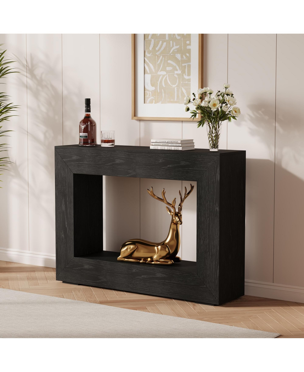 Click here for gaomon 47 Farmhouse Wooden Console Table  Entryway... prices