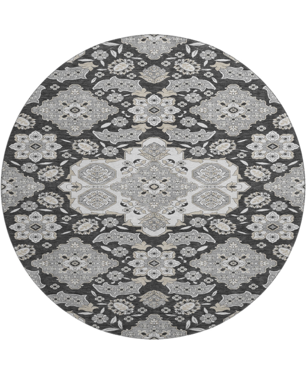 Click here for Addison Mayfield AMF1853 8 x 8 Round Area Rug - Ch... prices