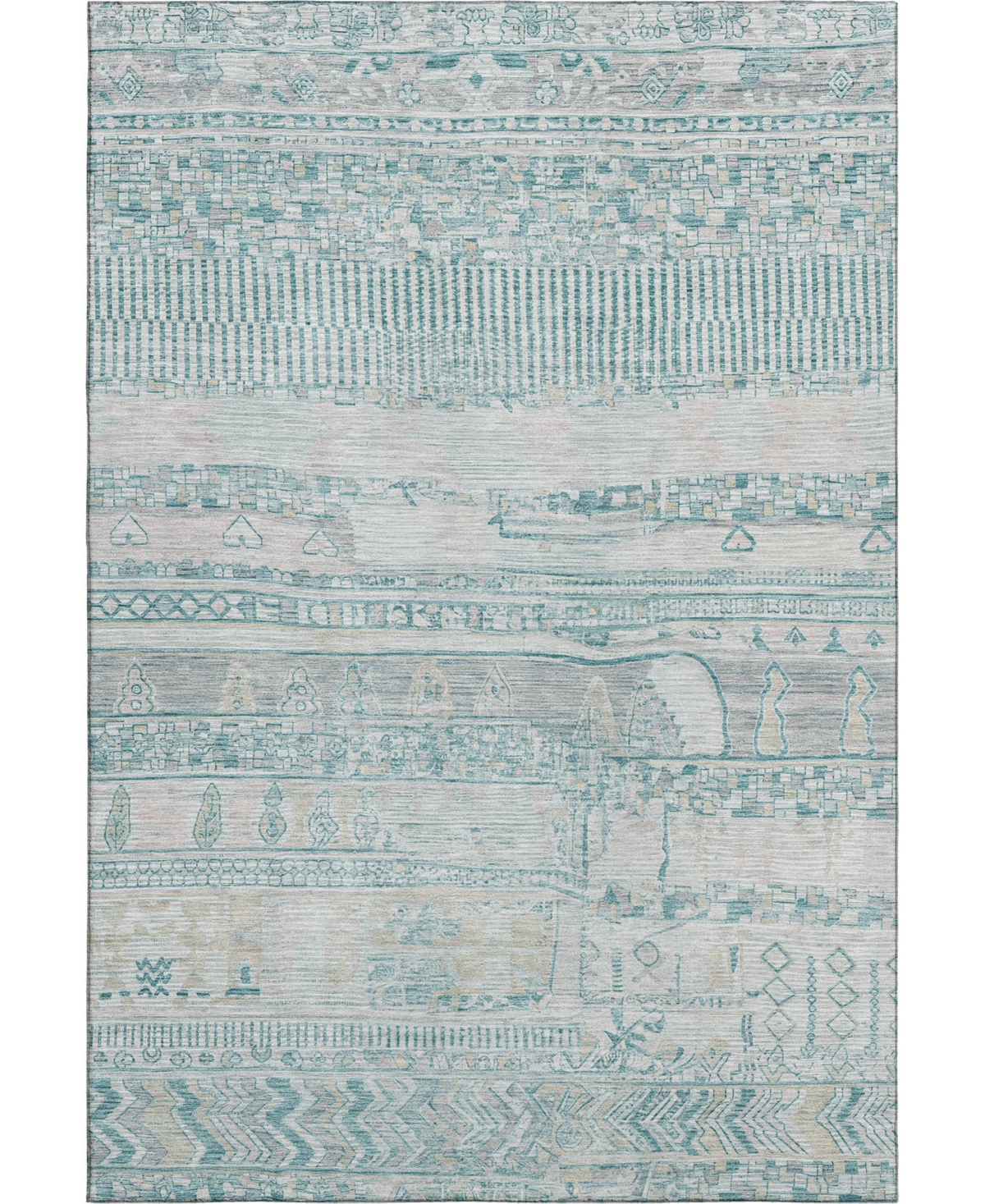 Click here for Addison Mayfield AMF1835 9 x 12 Area Rug - Teal prices
