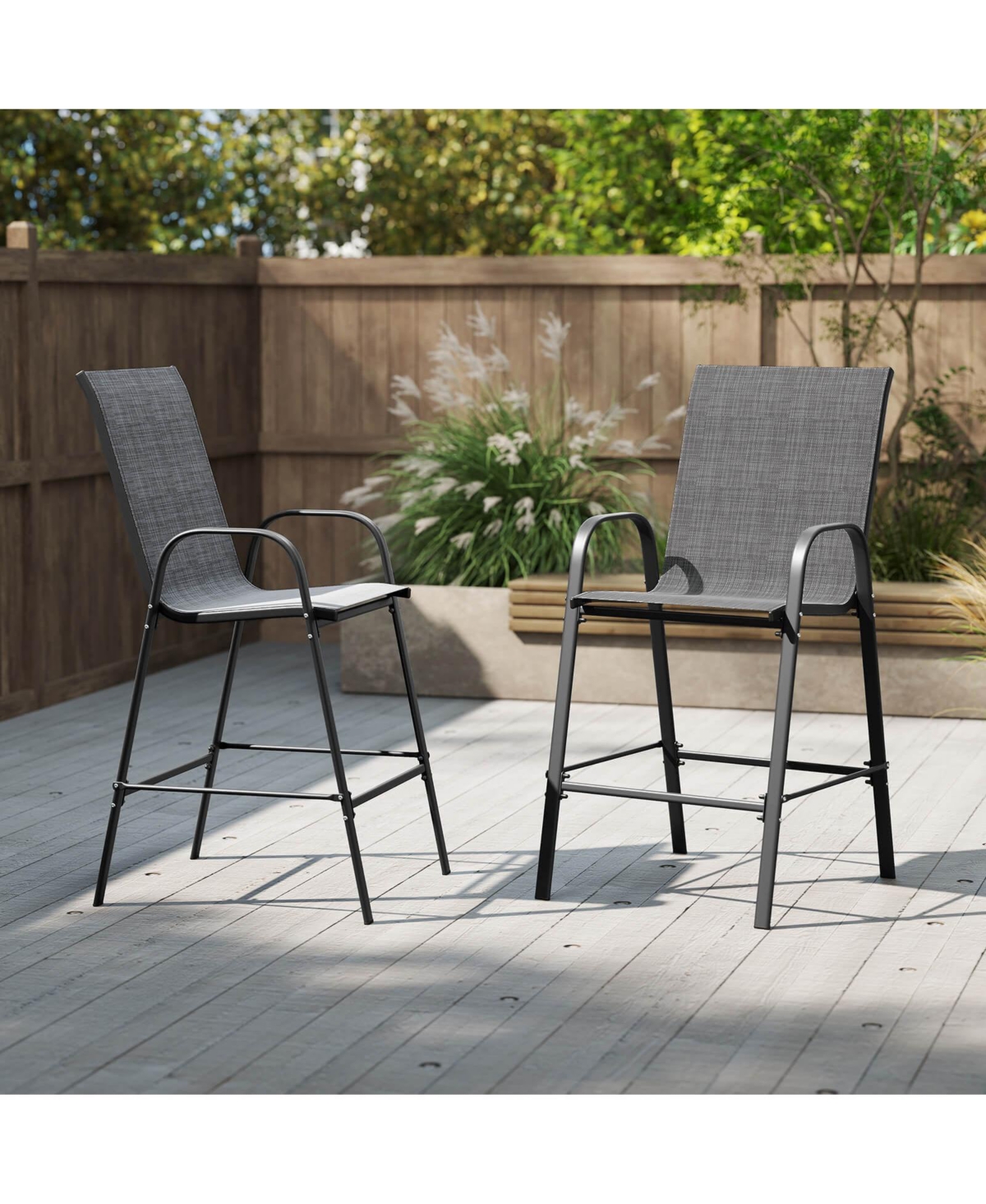 Click here for Costway Outdoor Bar Stools Fabric Bar Height Stool... prices