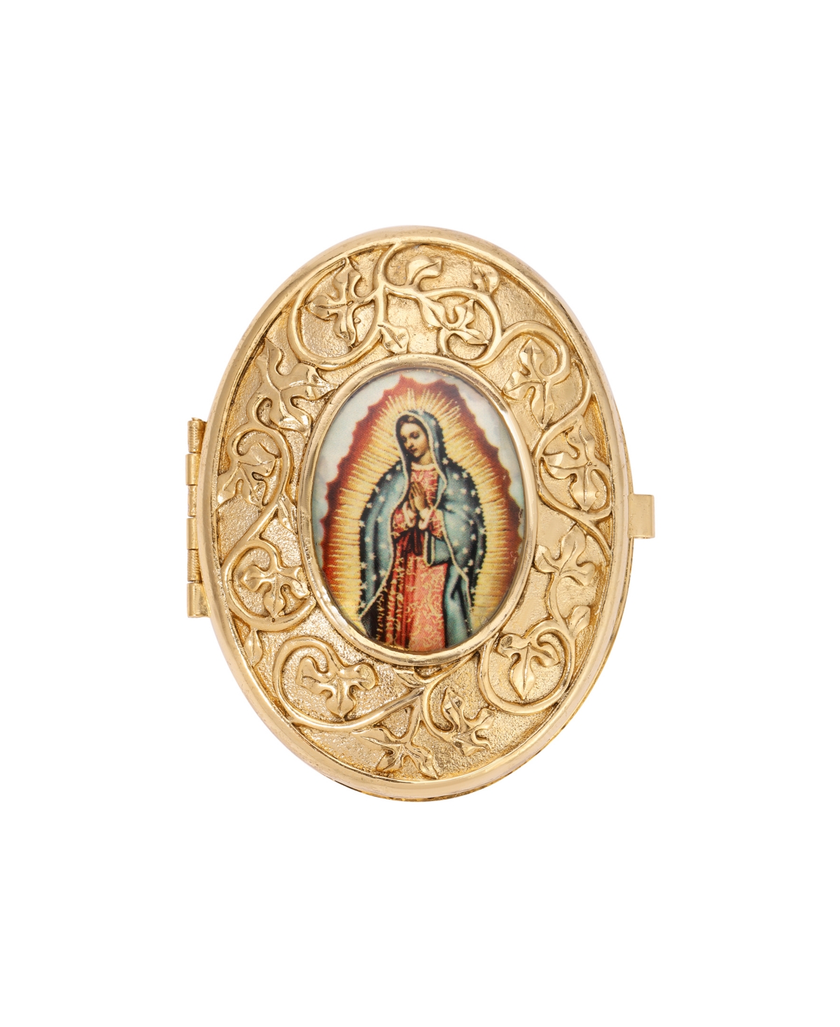 Click here for Symbols of Faith Gold Tone Our Lady of Guadalupe D... prices