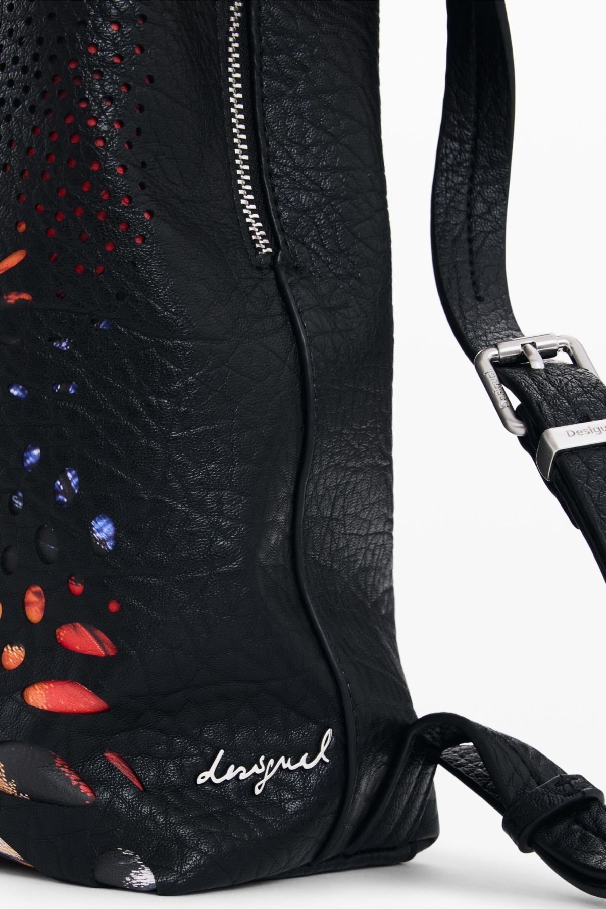 Click here for Desigual Womens Mini butterfly backpack - Black prices