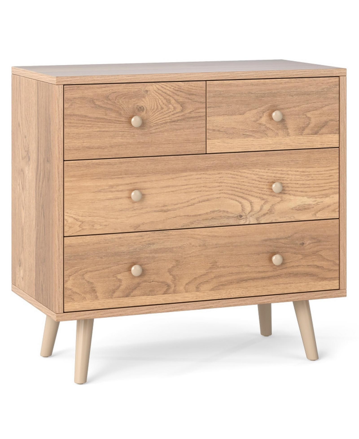 Click here for Gouun Wide 4-Drawer Wooden Dresser for Bedroom - N... prices