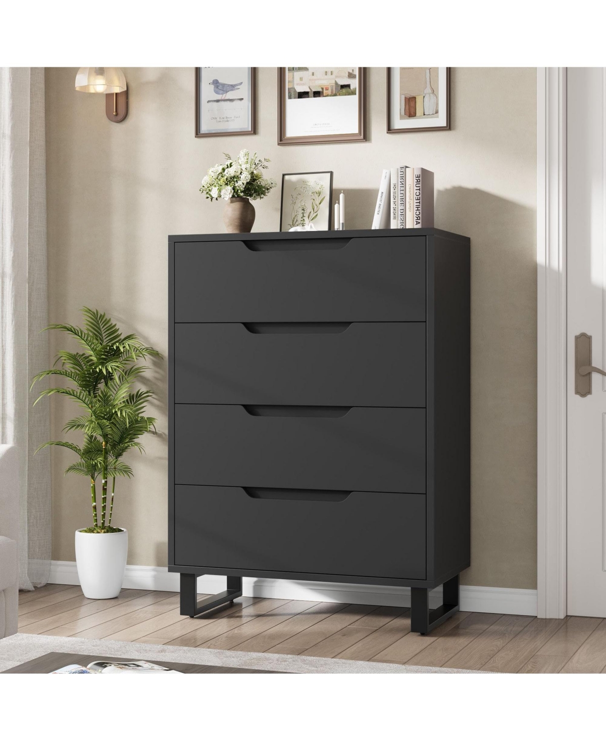 Click here for gaomon 4 Dresser for Bedroom  41.5 Tall Dresser  F... prices