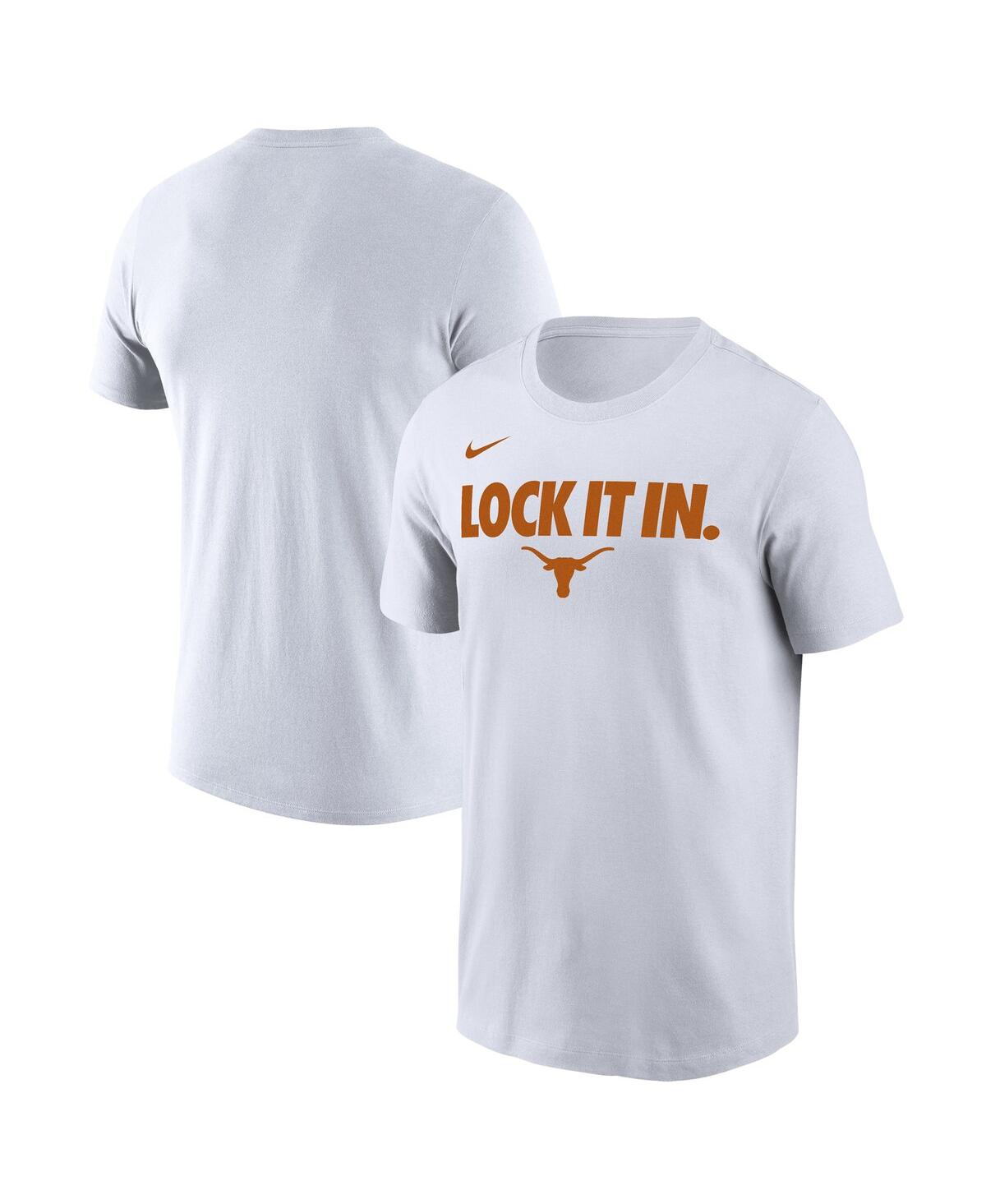 Click here for Nike Mens White Texas Longhorns 2026 On-Court Benc... prices