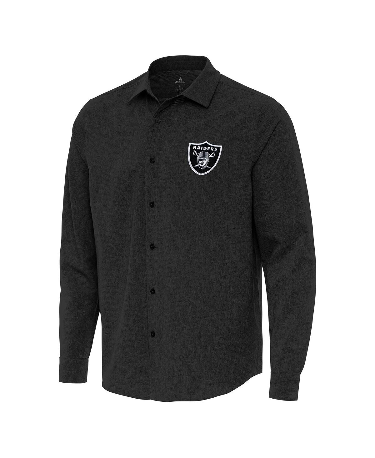 Click here for Antigua Mens Black Las Vegas Raiders Exposure Wove... prices