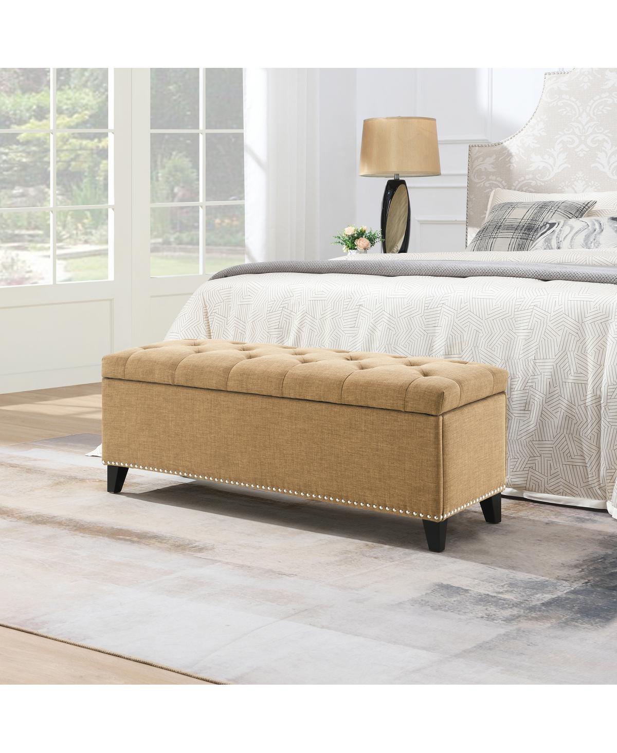 Click here for Streamdale Furniture 47.5 Storage Ottoman Bench -... prices