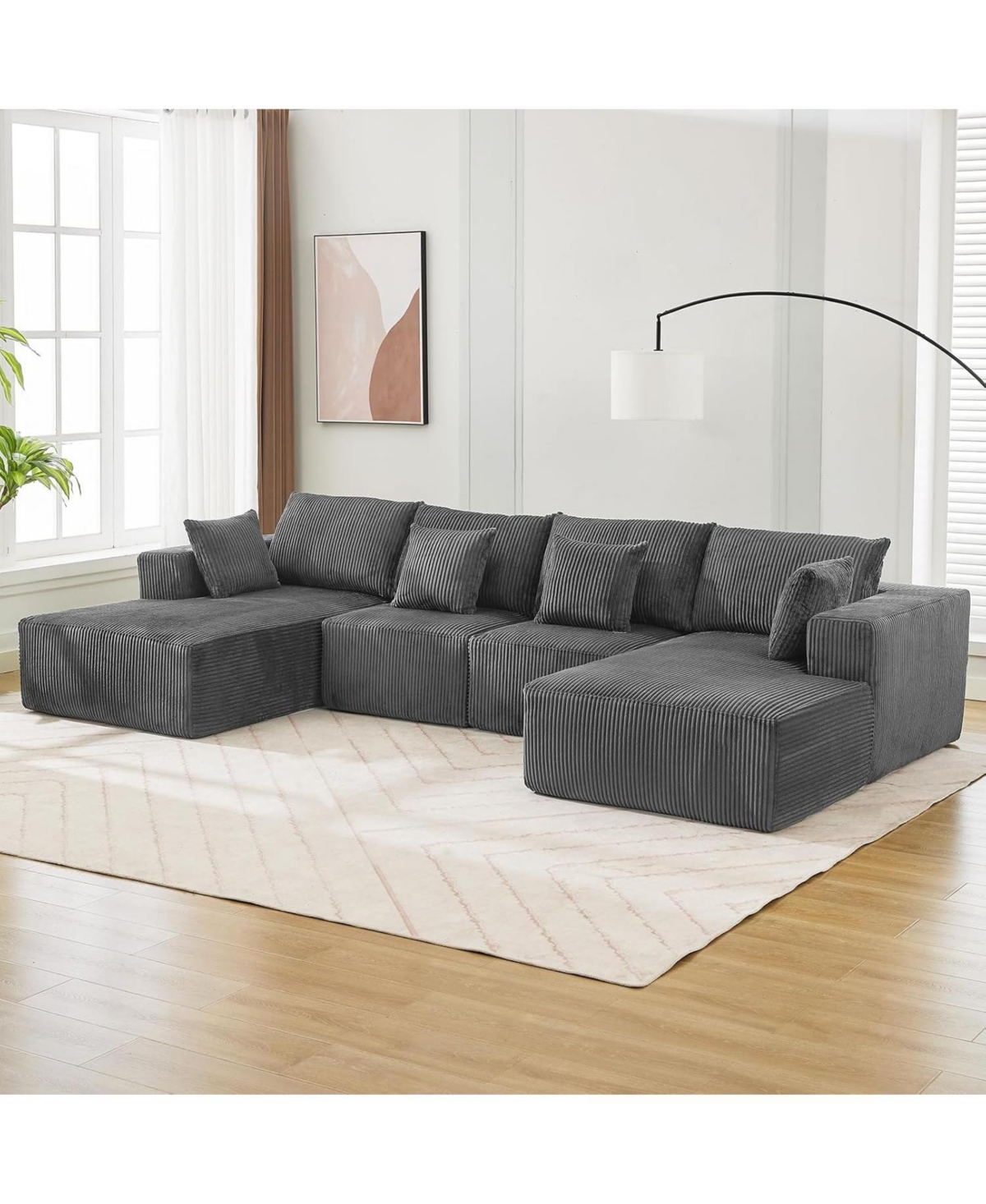 Click here for gaomon 137 Modular Sectional Sofa  Cloud Foam Sect... prices