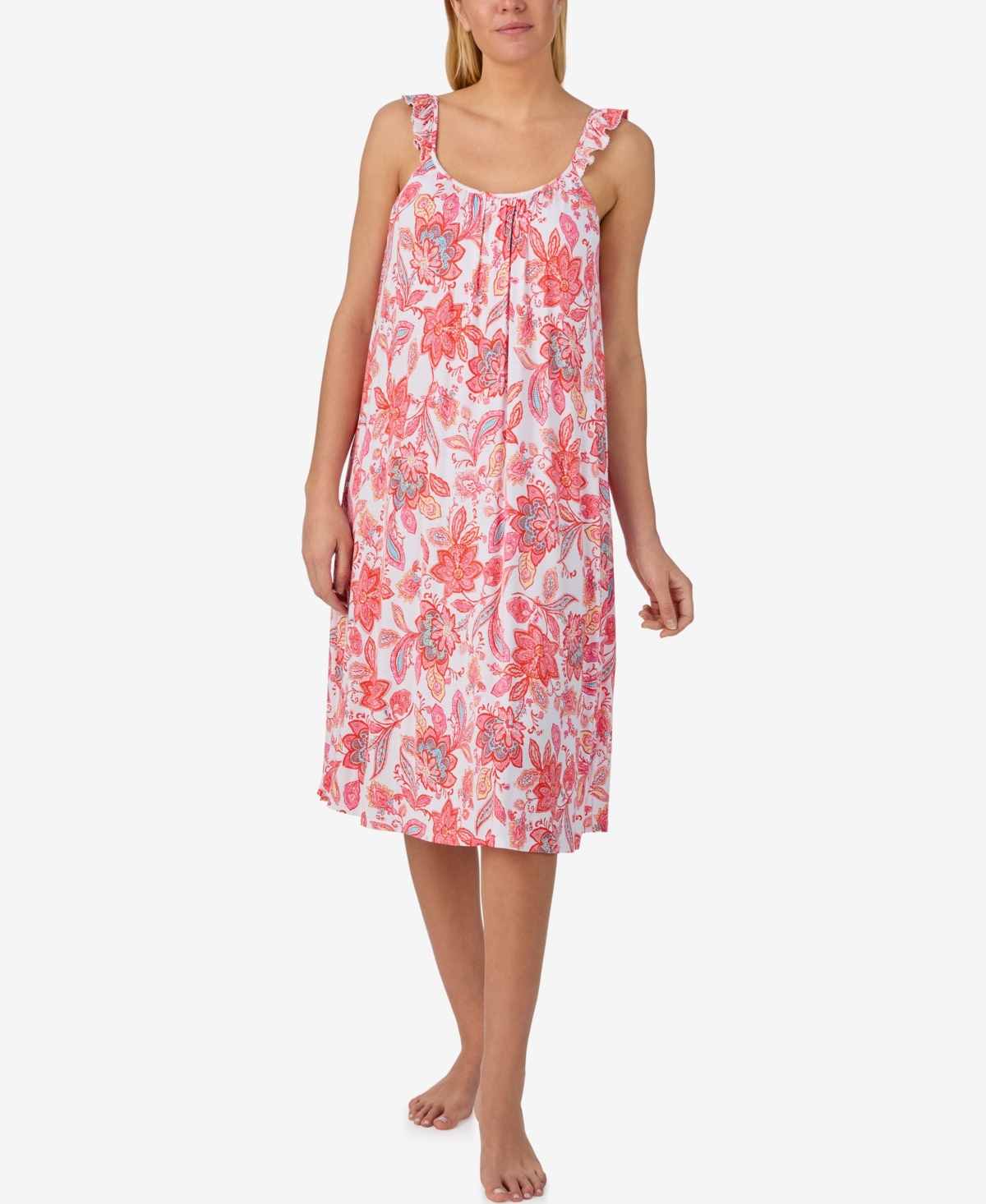 Click here for Ellen Tracy Womens Sleeveless Midi Nightgown - Jac... prices