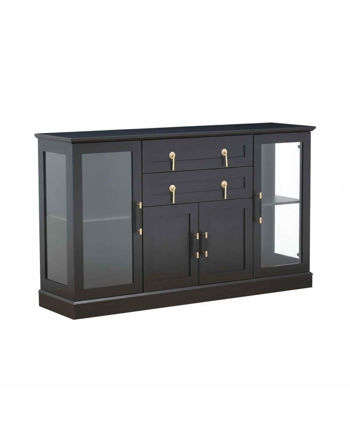Click here for Yigii Small Buffet Cabinet Glass Doors Coffee Bar... prices