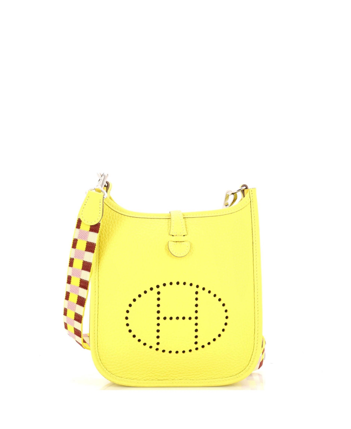 Click here for Pre-Owned HERMES Tpm Evelyne Bag Gen Iii Clemence... prices