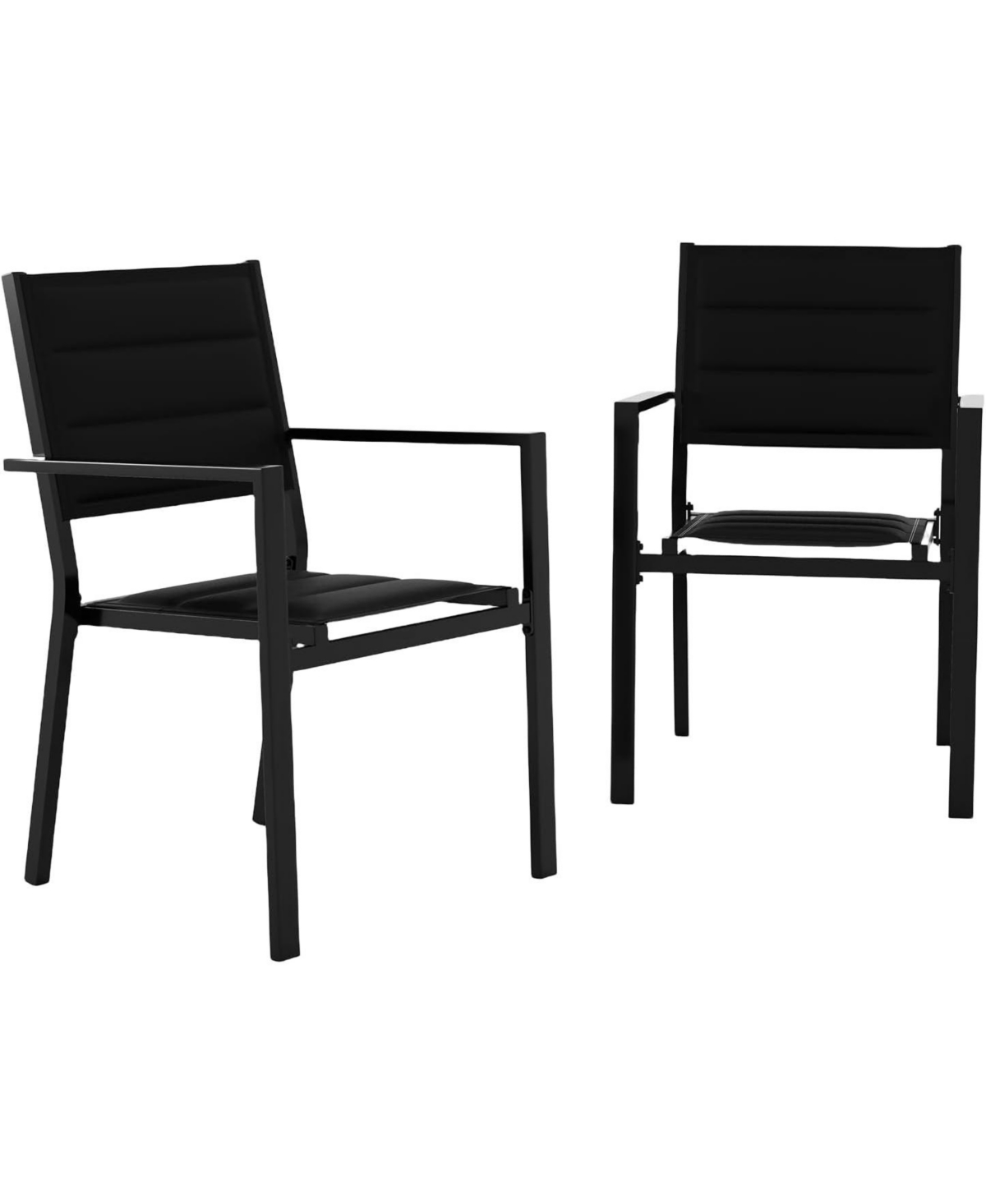 Click here for gaomon 2-Piece Stacking Dining Chairs- Lightweight... prices