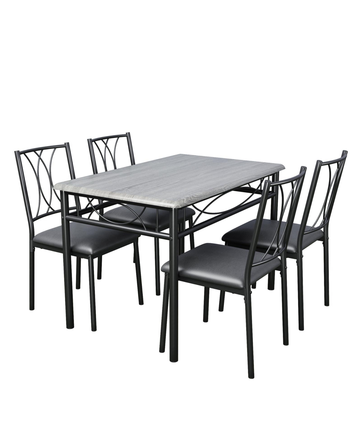 Click here for gaomon 5-Piece 4-Person Rustic Dining Table Set prices