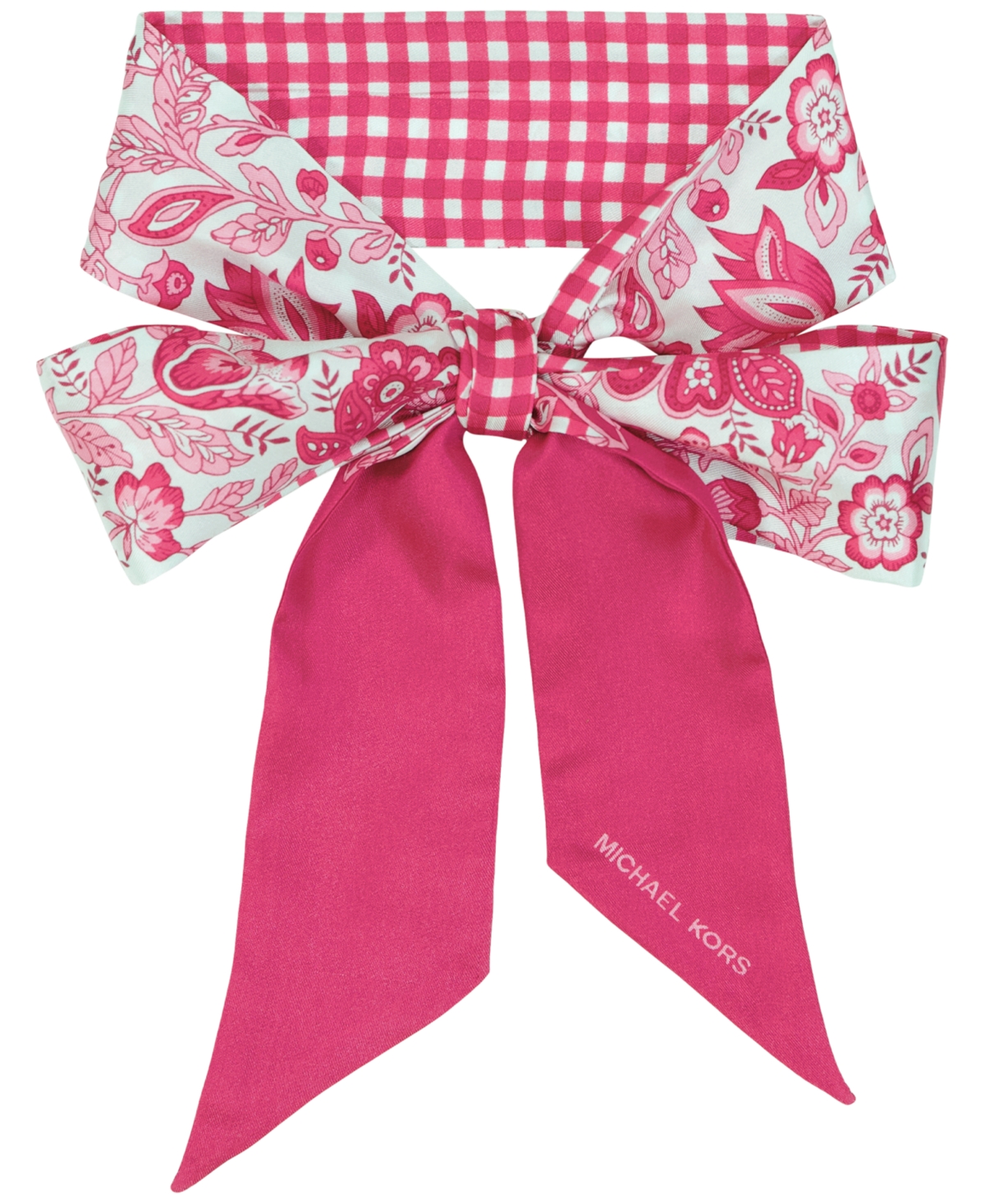 Click here for Michael Michael Kors Medallion Fleur Silk Skinny S... prices