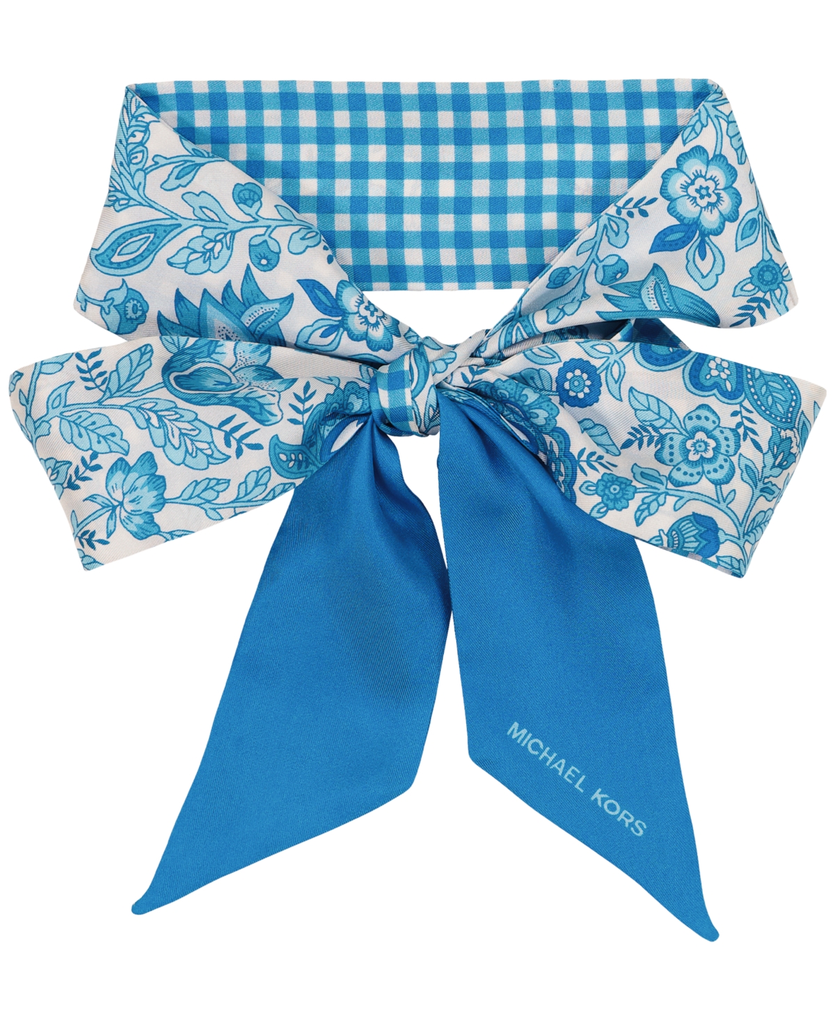 Click here for Michael Michael Kors Medallion Fleur Silk Skinny S... prices