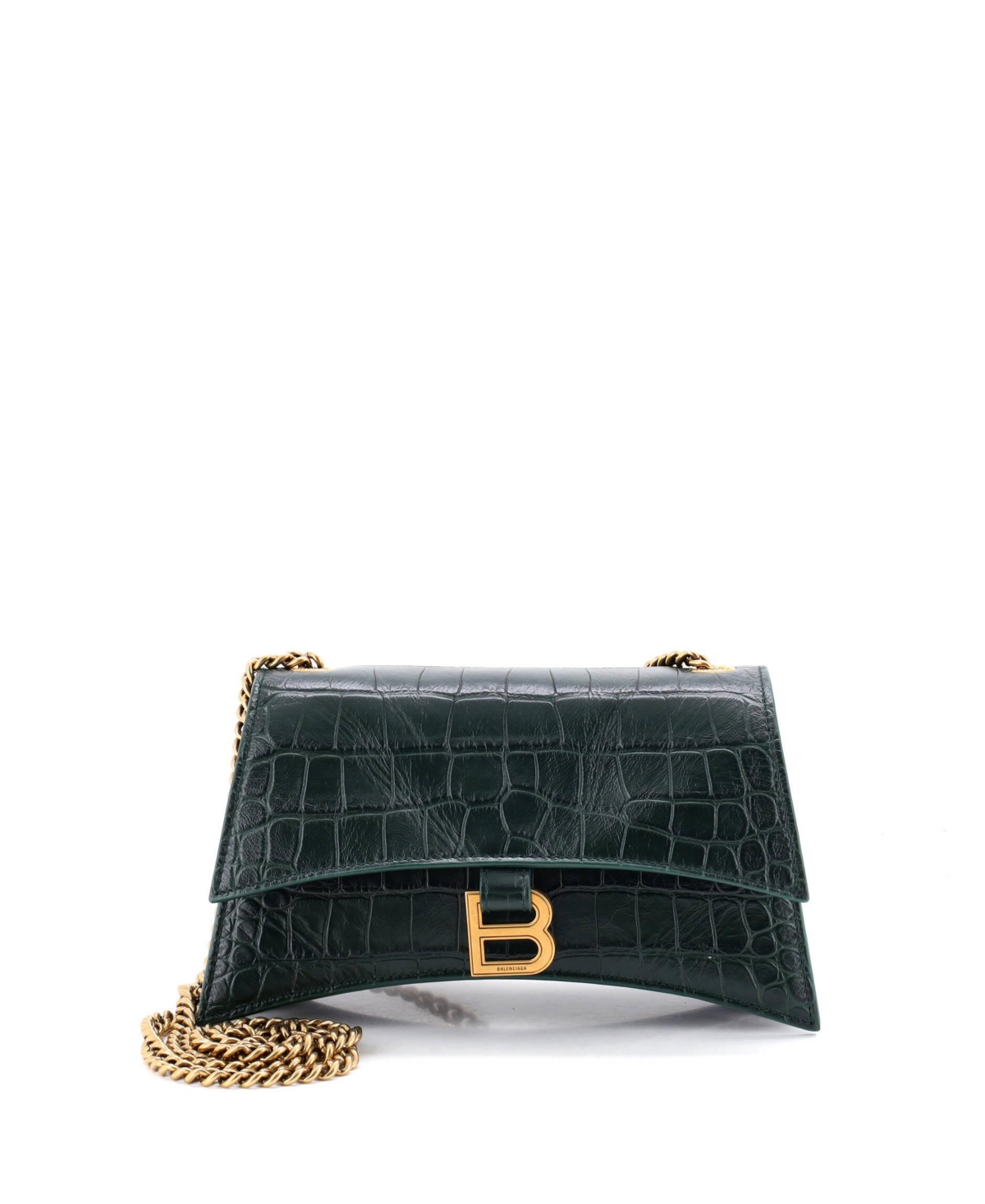 Click here for Pre-Owned Balenciaga Hourglass Chain Wallet Emboss... prices