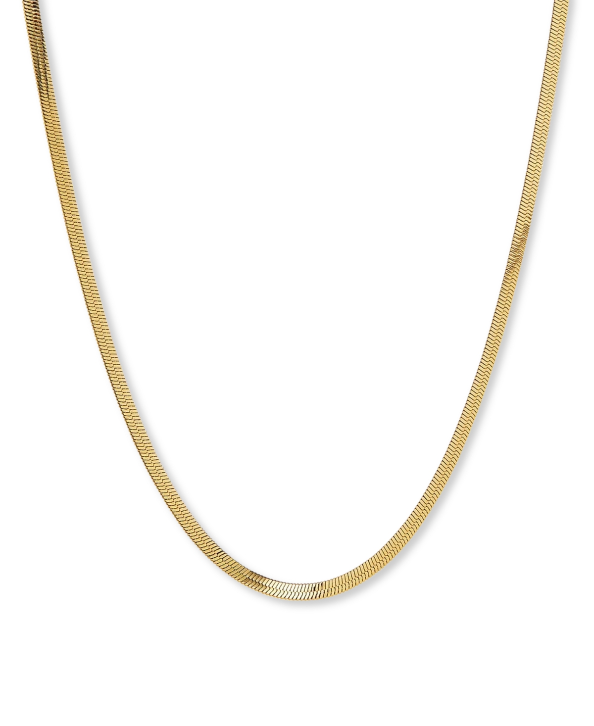 Click here for Ana Luisa Ina Mini Gold-Plated Herringbone Necklac... prices