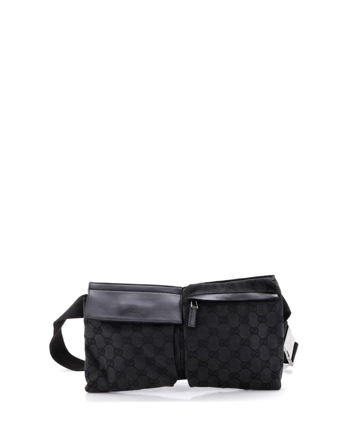 Click here for Pre-Owned Gucci Vintage Double Belt Bag Gg Canvas... prices
