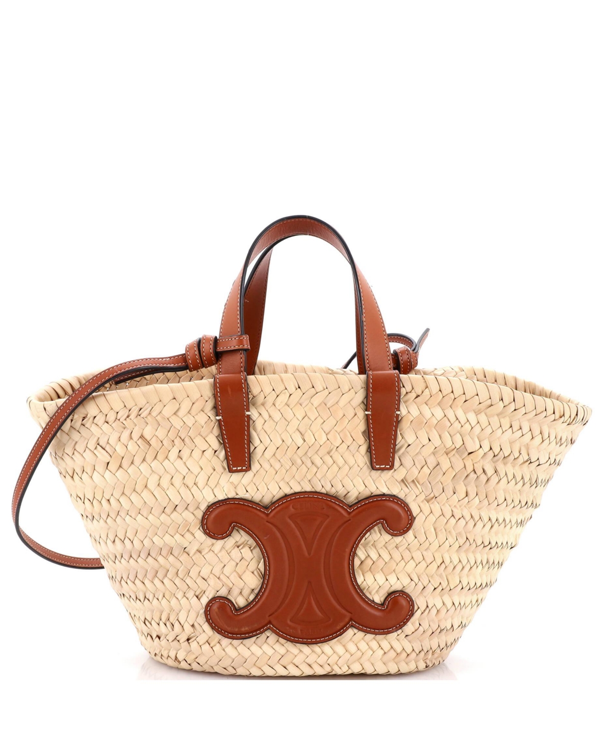 Click here for Pre-Owned Celine Teen Classic Panier Basket Tote R... prices