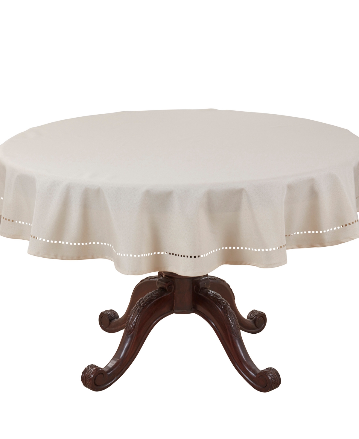 Click here for Saro Lifestyle Solid Textured Tablecloth  60 Round... prices