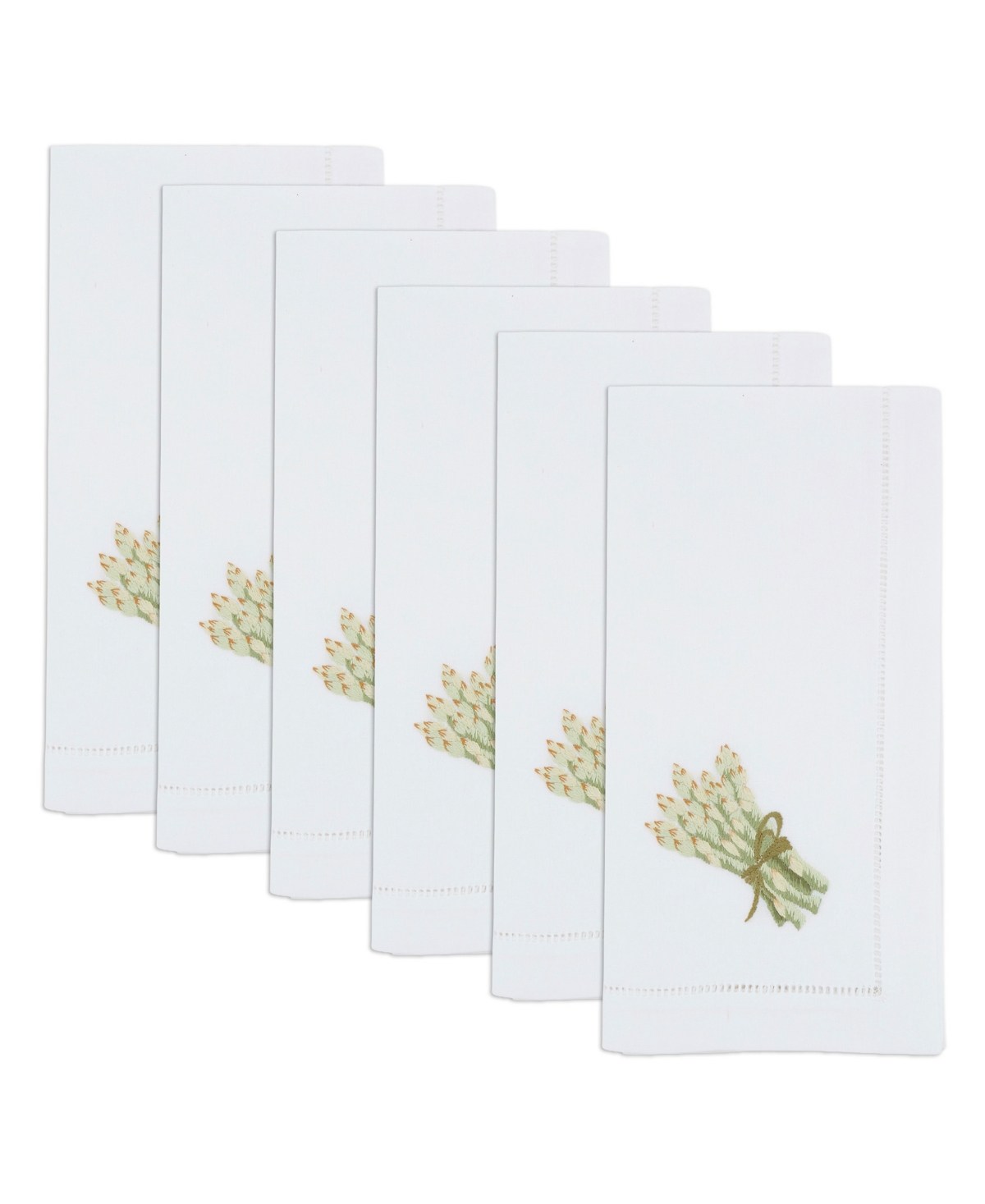 Click here for Saro Lifestyle Asparagus Embroidered Cotton Decora... prices