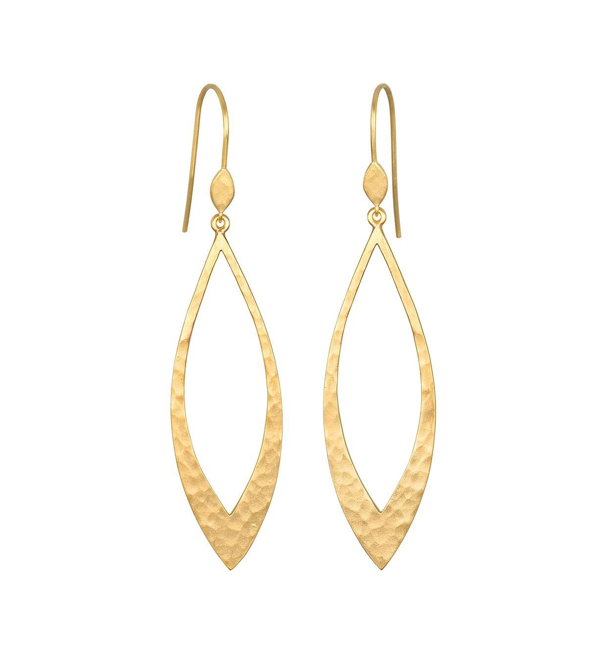 Click here for Satya Jewelry Emerging Beauty Gold Lotus Petal Ear... prices