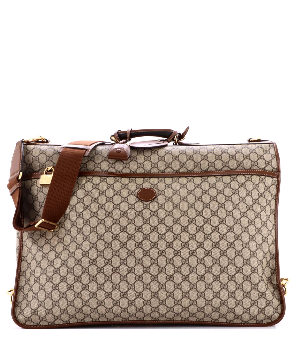 Click here for Pre-Owned Gucci Retro Interlocking G Garment Bag G... prices