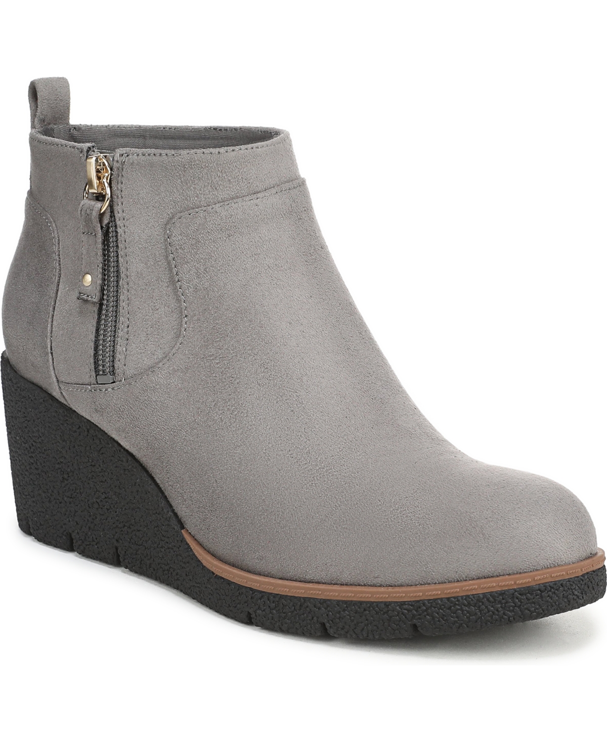 Click here for Dr. Scholls Womens Bianca Wedge Booties - Calm Gre... prices