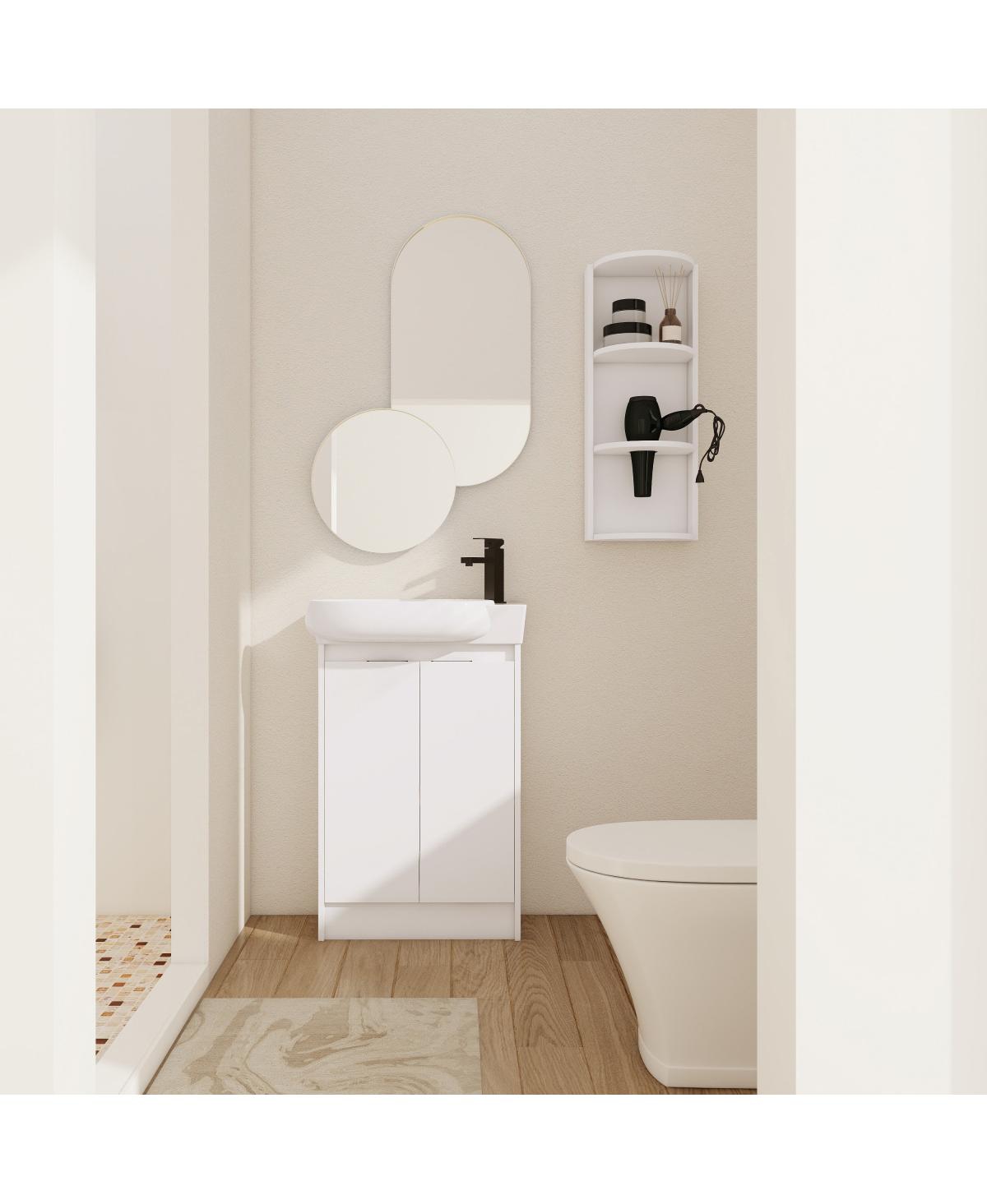 Click here for Sillysis 23 Inch Bathroom Vanity with Sink and Sto... prices