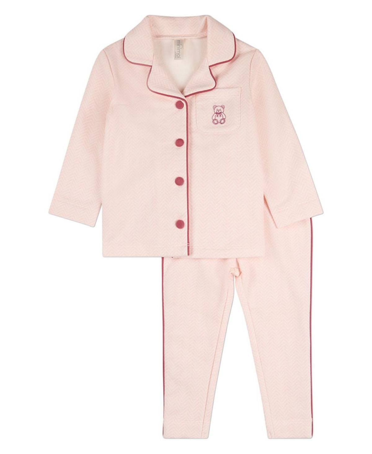 Click here for MeMoi Big Girls 2 Piece Snuggly Bear Chevron-Print... prices