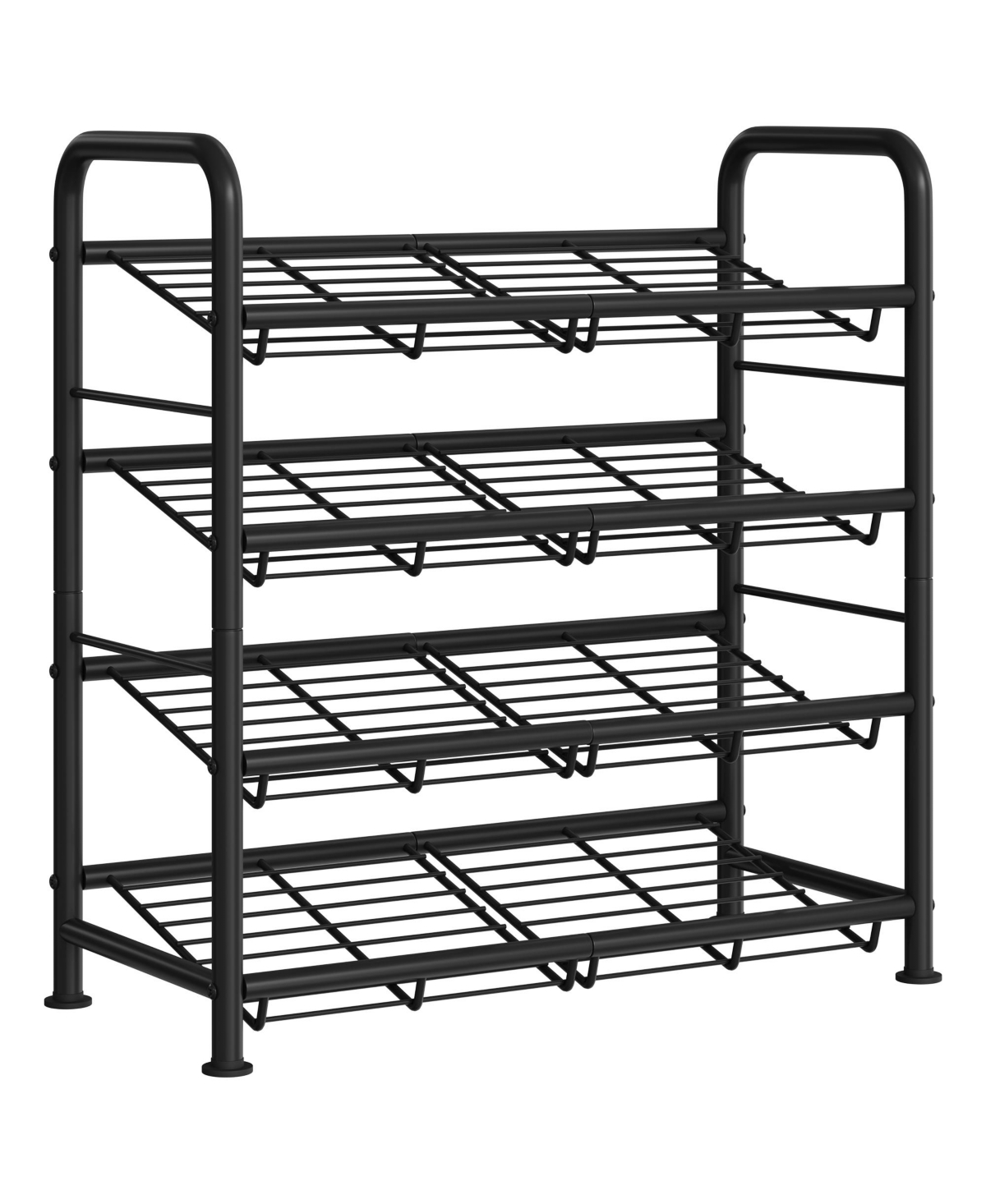Click here for Homfan Metal Shoe Rack with Adjustable Flat or Til... prices