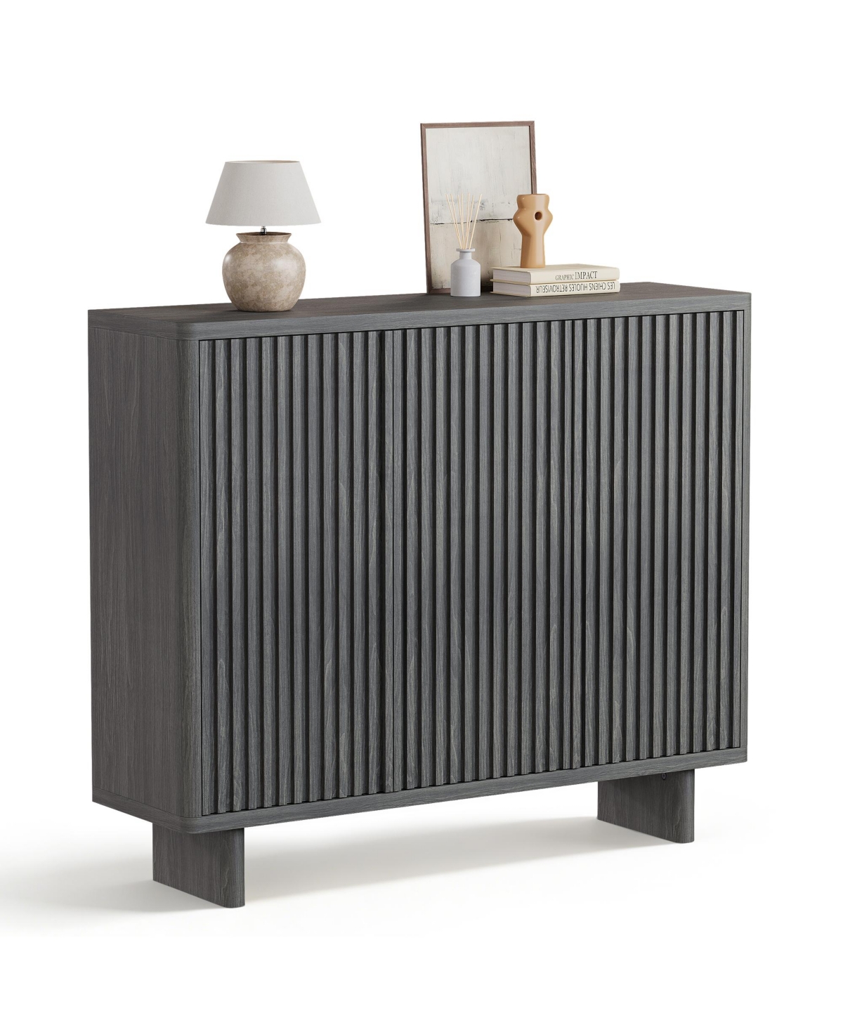 Click here for Homfan 2 Piece 5 Tier Shoe Cabinet Set with Fluted... prices