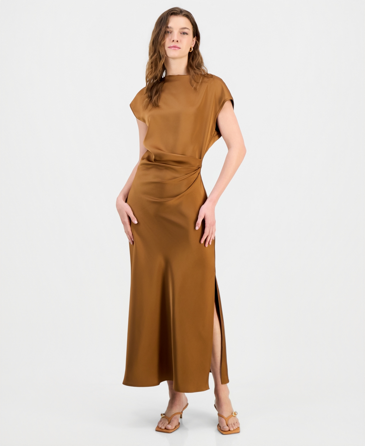 Click here for Sam Edelman Womens Slim Side-Cinched Maxi Dress -... prices