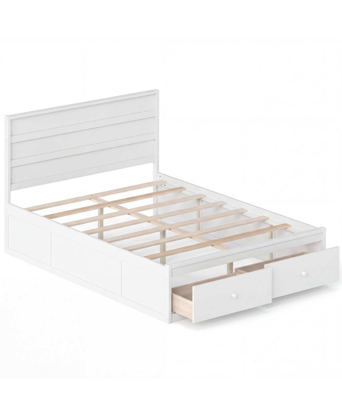 Click here for Gymax Full Size Bed Frame w/Storage Drawers Headbo... prices