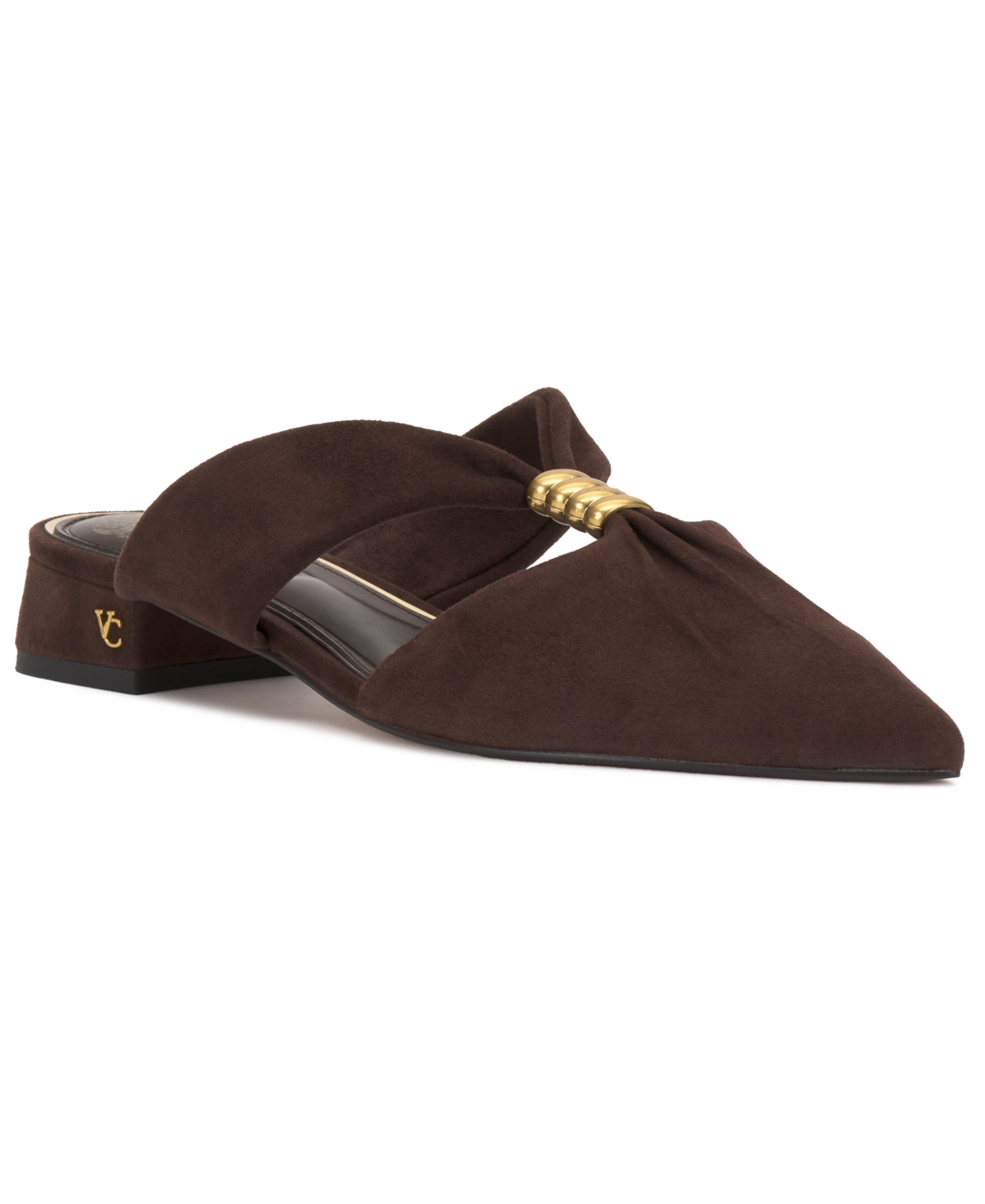 Click here for Vince Camuto Womens Vanika Slip-On Mules - Brownie... prices