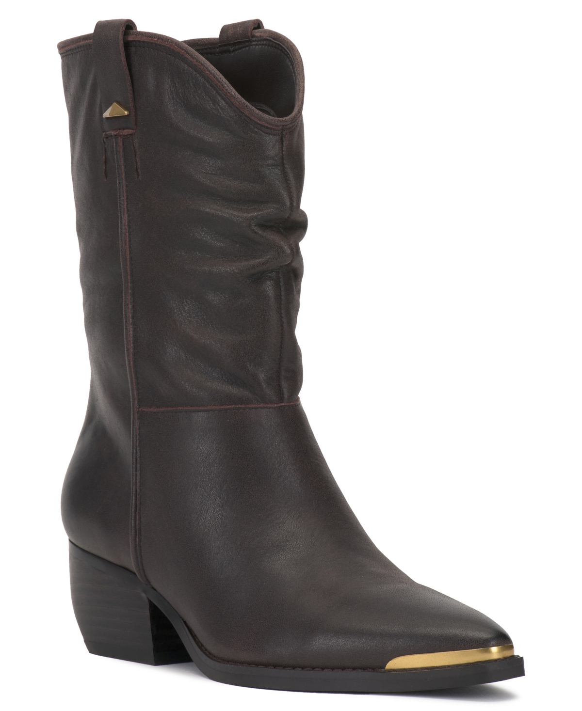 Click here for Vince Camuto Womens Pezzra Western Boots - Coffee... prices