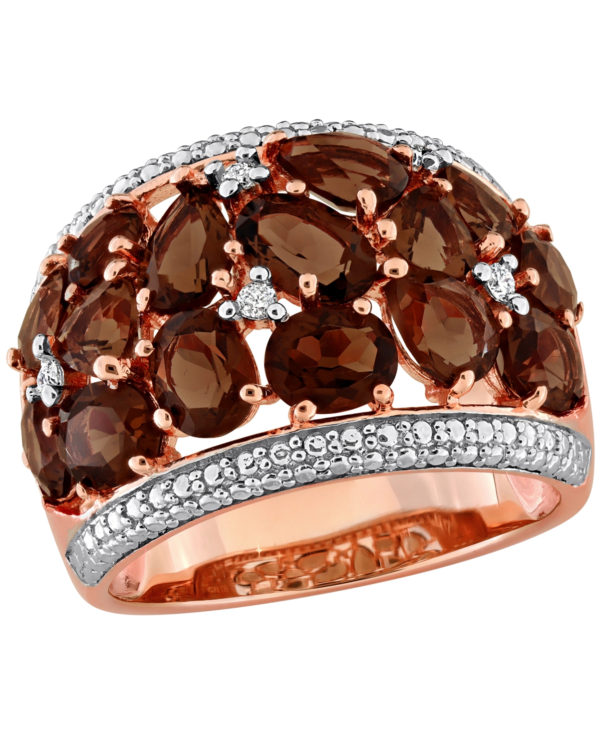 Click here for Macys Smokey Quartz (5-1/2 ct. t.w.) & Diamond (0.... prices