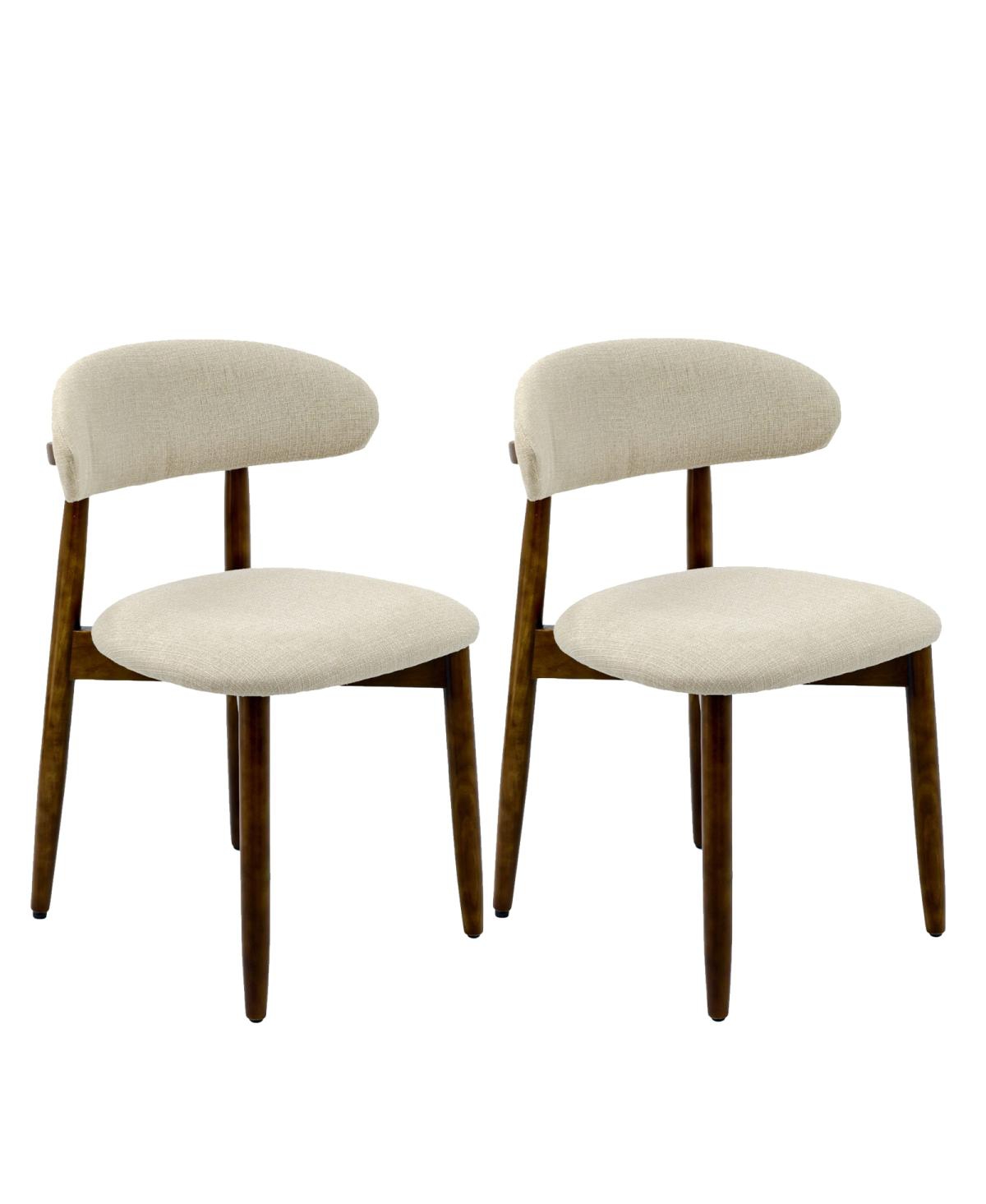 Click here for Streamdale Furniture Fabric Dining Chairs - Beige prices