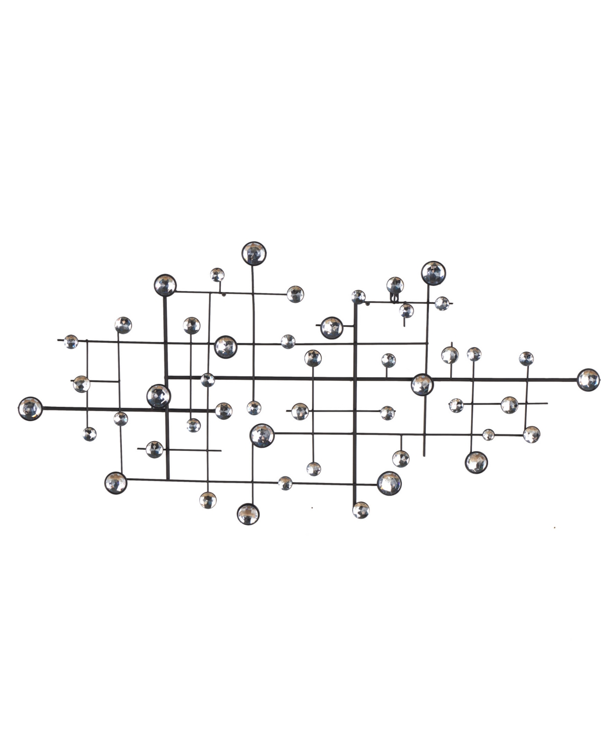 Click here for Rosemary Lane 42 Abstract Metal Wall Decor - Silve... prices